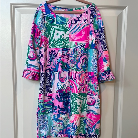 Lilly Pulitzer | Dresses | Lilly Pulitzer Kids Dress Pink And Blue ...